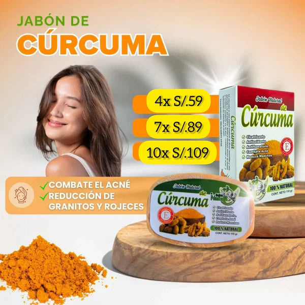 SUPER PACK JABÓN DE CÚRCUMA 100% NATURAL – Mi tienda